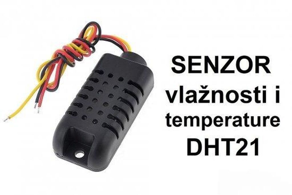 Senzor vlažnosti i temperature DHT21 (AM2301) u zaštitnom kućištu sa