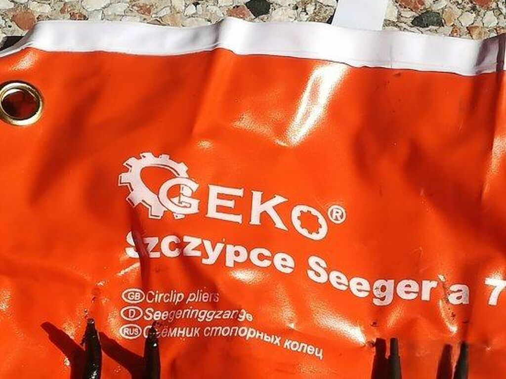 GEKO set klješta za Seeger (osiguravajuće) prstenove – 4 dela -