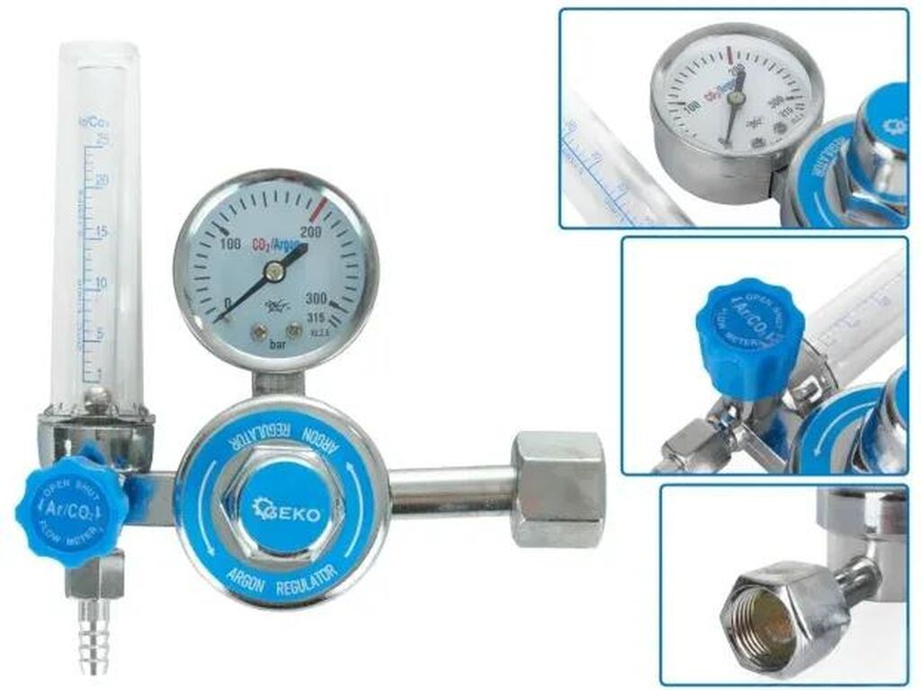 GEKO CO2/Argon regulator sa rotametrom – model G80075 - Regulator