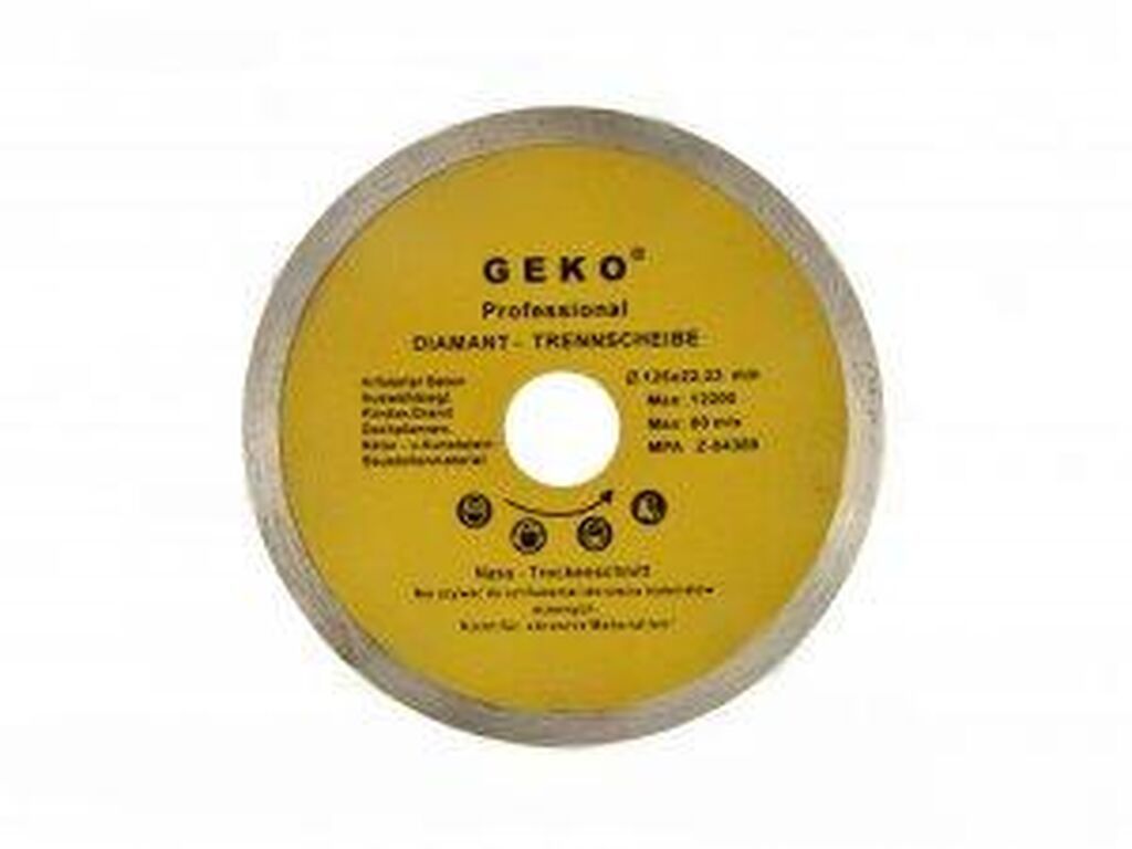 GEKO Professional dijamantski rezni disk Ø125 x 22,23 mm - Tip