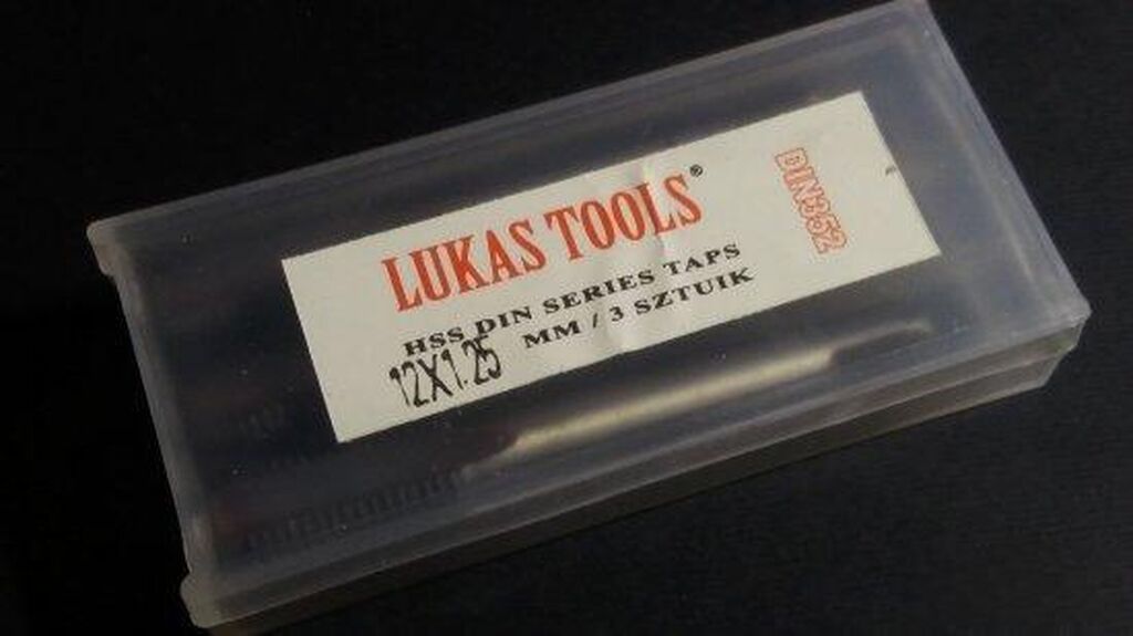 Set metrika navoja – LUKAS TOOLS HSS DIN - Tip: ručni/pogonski