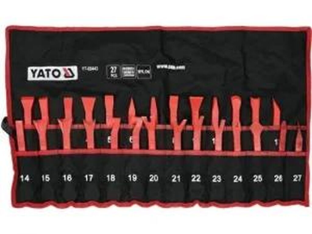 YATO YT-08443 set alata za demontažu obloga – 27 delova -