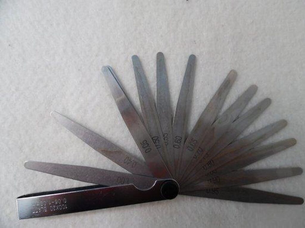 Set listića – merni listići (feeler gauge) EURO-TOOLS - Raspon