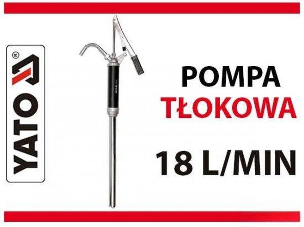 YATO ručna klipna pumpa – kapacitet 18 l/min - Tip: klipna (ručica sa
