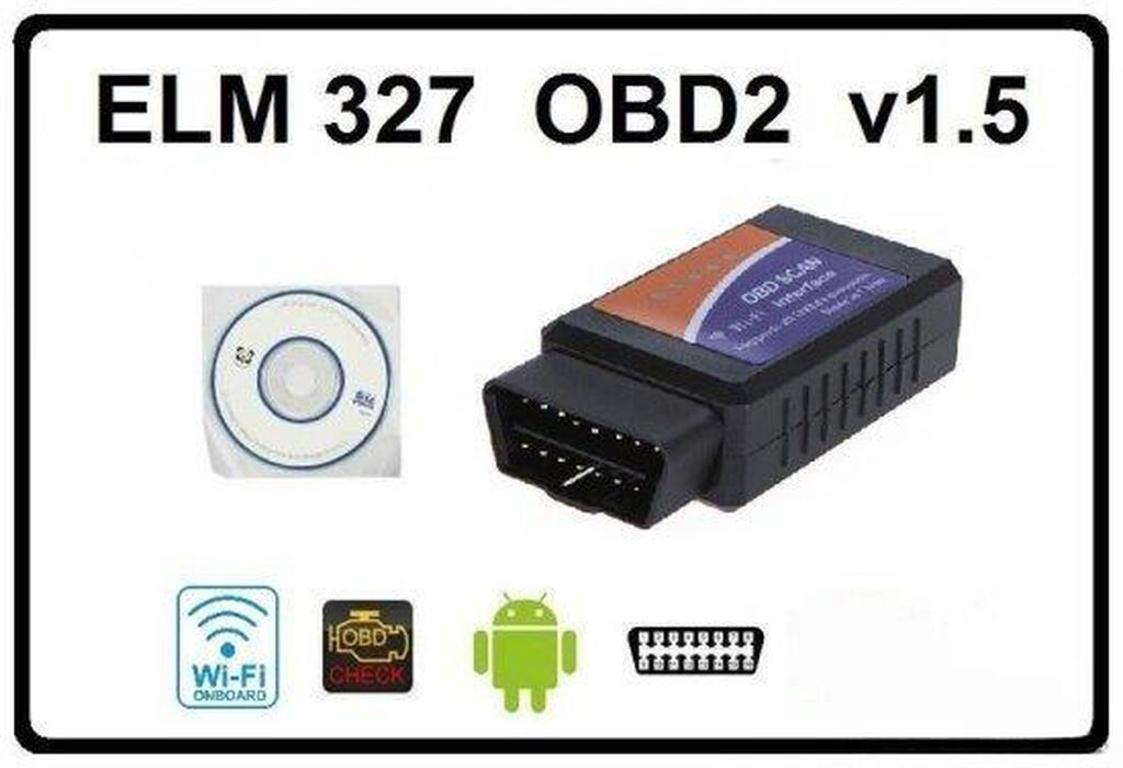 ELM327 OBD2 v1.5 Wi‑Fi dijagnostički adapter - Bežični OBDII