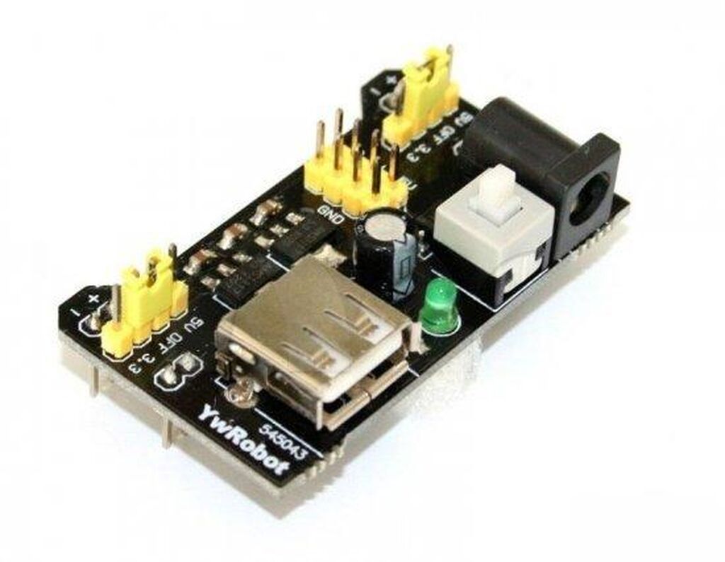 YwRobot napajanje za breadboard – modul sa stabilisanim izlazima 5 V i