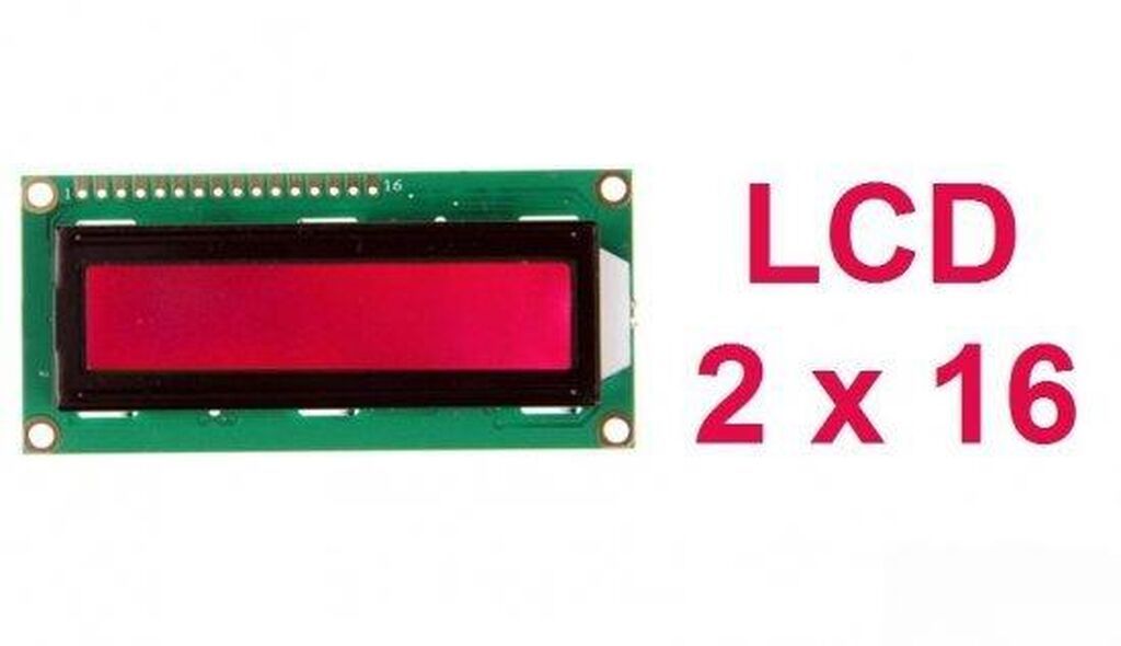 LCD displej 2x16 (crveni) – karakter LCD modul za mikro-kontrolerske