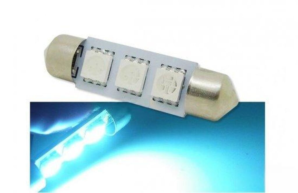 LED auto sijalica – festoon 39 mm, 3×SMD (1 kom) - Tip: LED