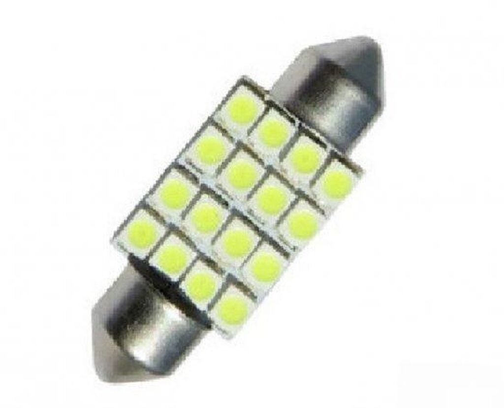 LED auto sijalica – festoon 36 mm, 16 SMD, bela svetlost - Tip
