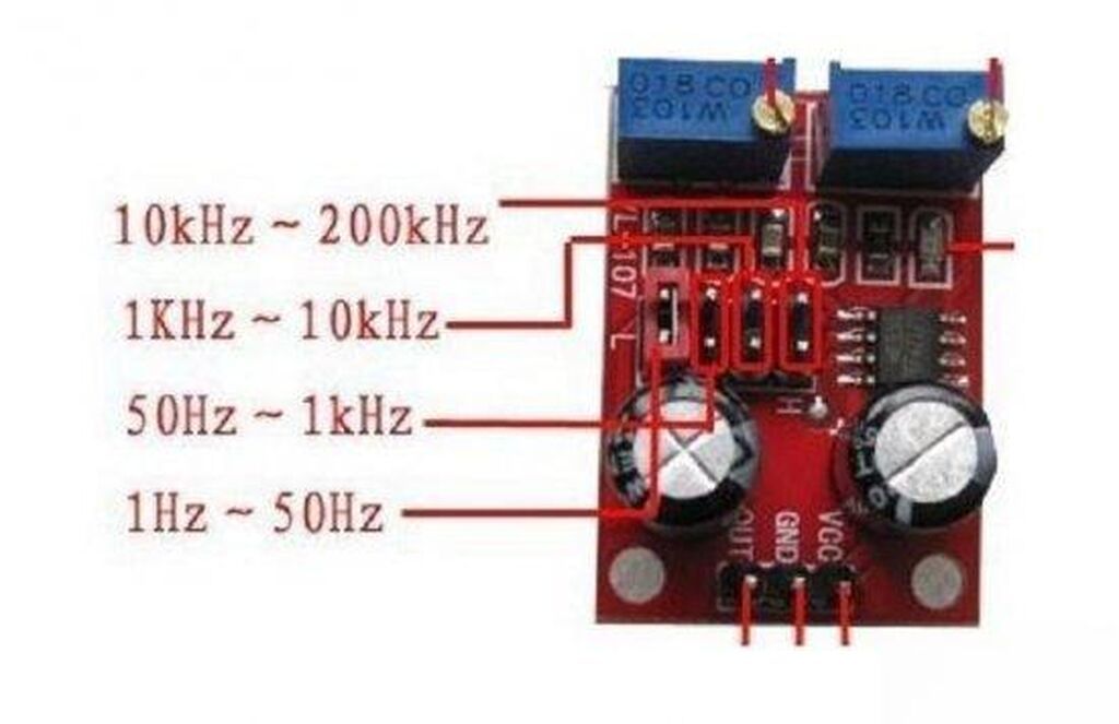 Signal generator modul 1 Hz–200 kHz - Generator funkcija sa