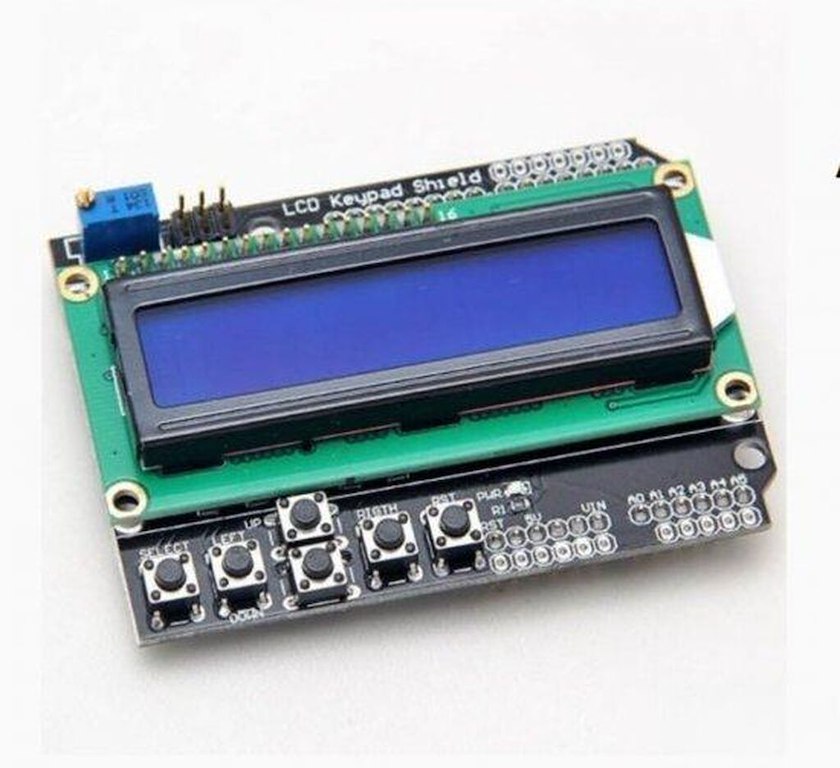 Arduino LCD Keypad Shield 2x16 - LCD ekran 2 reda x 16 karaktera