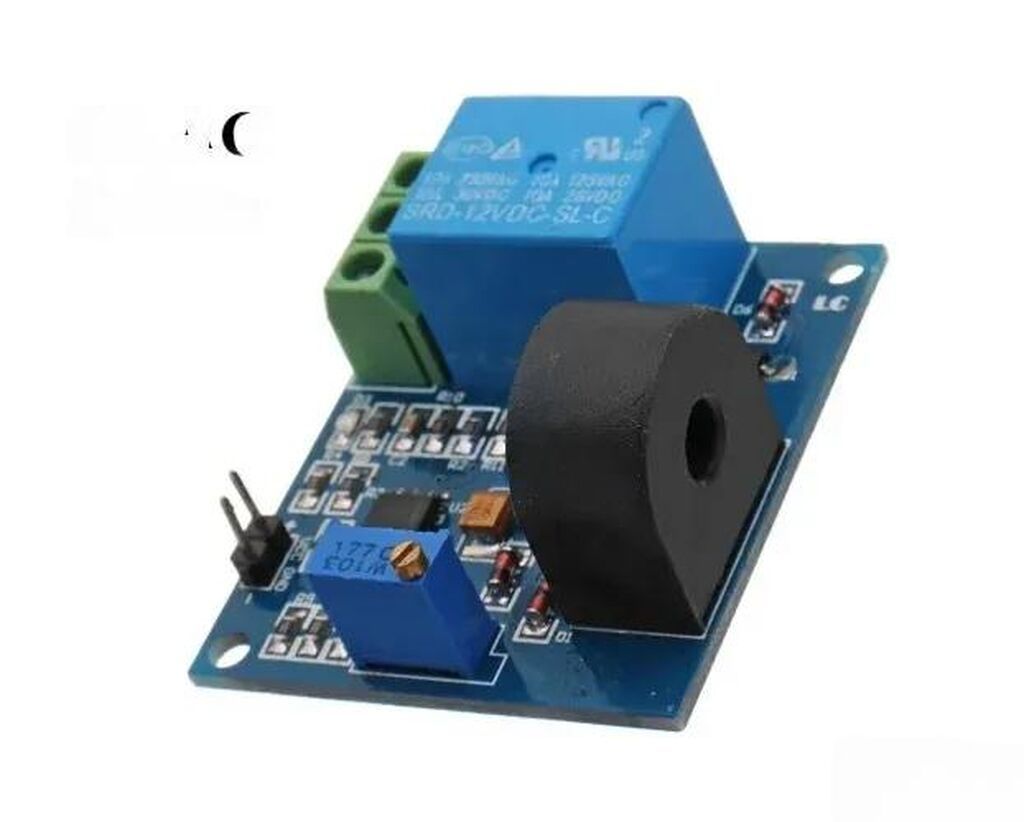 Modul za detekciju struje sa relejem (12V) Opis: - Elektronski modul
