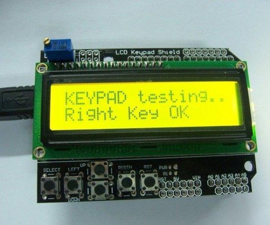 LCD Keypad Shield 2x16 za Arduino - LCD ekran 2 reda x 16 karaktera