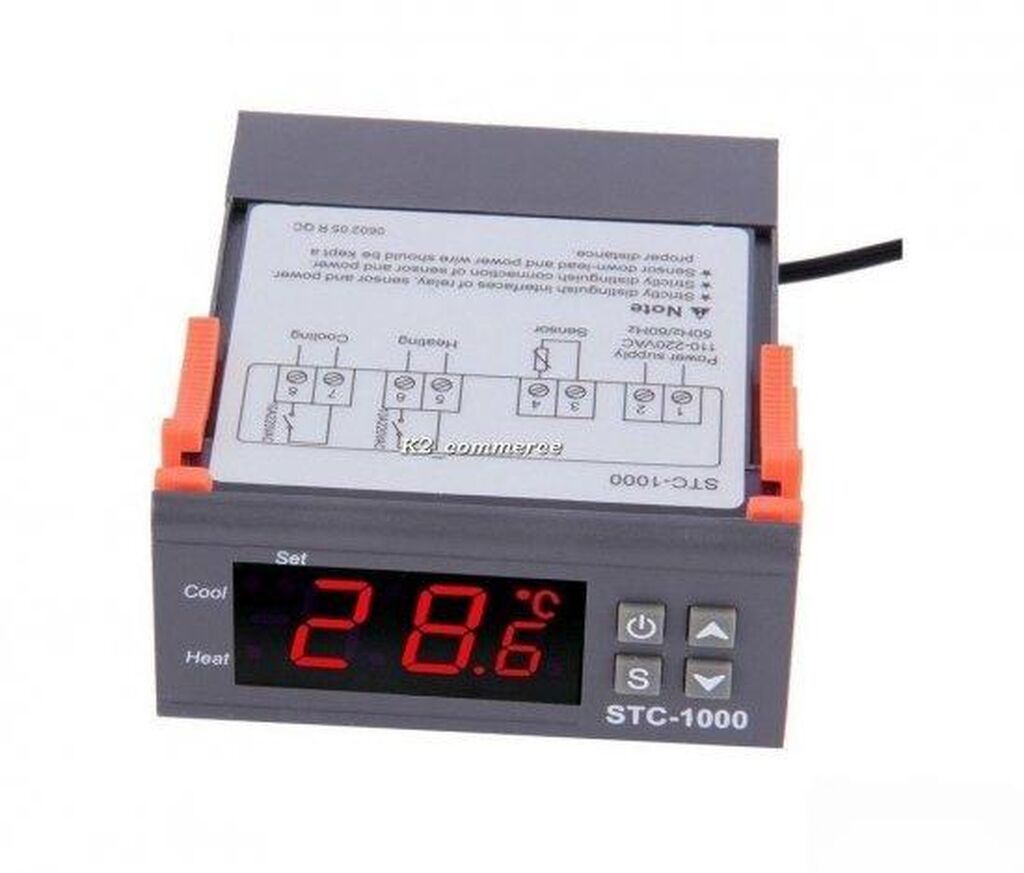 Digitalni termostat STC‑1000 - Opseg merenja i regulacije: −50 do