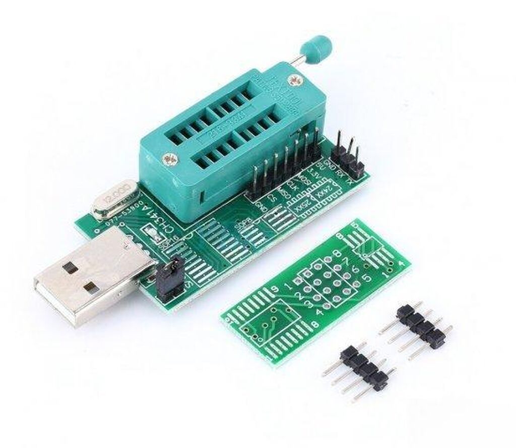 USB programator EEPROM/Flash memorija – CH341A Opis: - Kompaktan USB