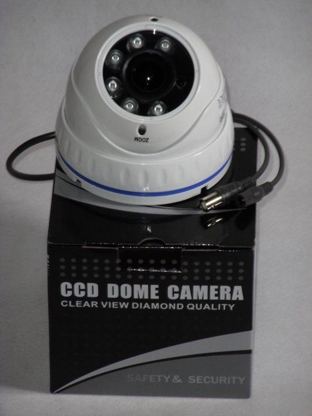 CCD Dome sigurnosna kamera – Clear View Diamond Quality - Tip: fiksna