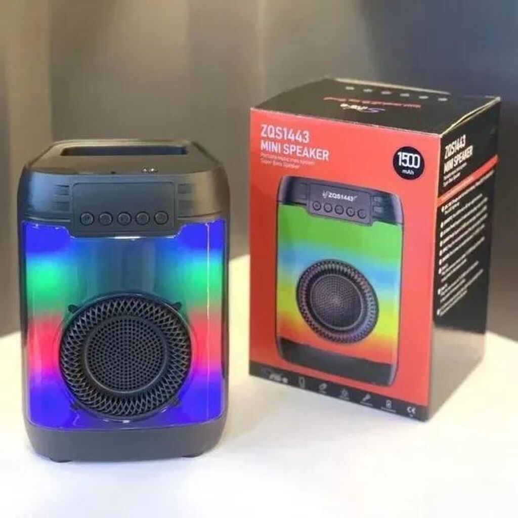 ZQS1443 Mini Speaker – prenosni Bluetooth zvučnik sa RGB osvetljenjem