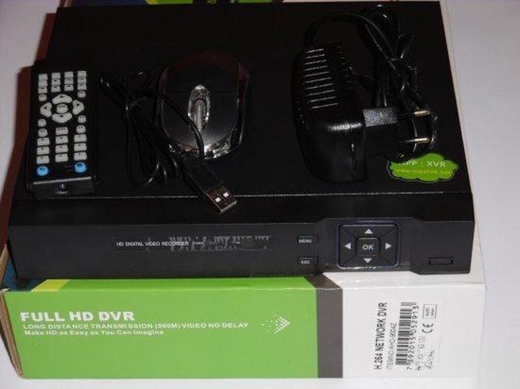 AHD Full HD DVR – H.264 mrežni video rekorder Opis: - DVR snimač za