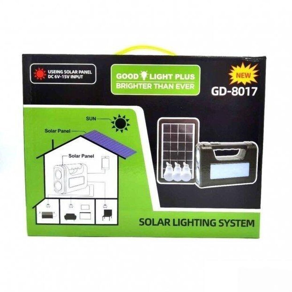 Solarni rasvetni set Good Light Plus GD-8017 Kompletni sistem za