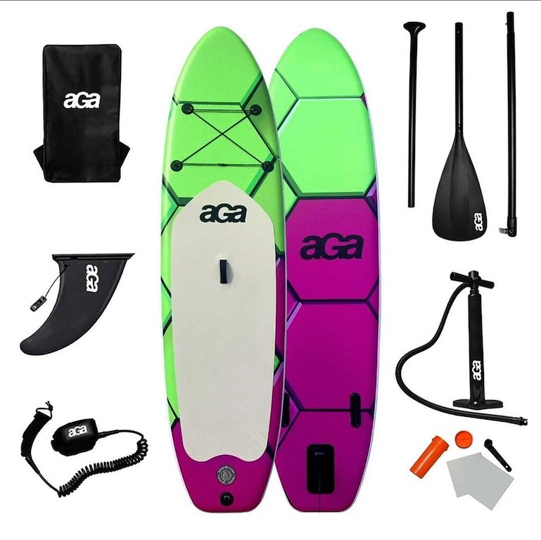 AGA komplet za SUP (Stand Up Paddle) – naduviva daska sa opremom -