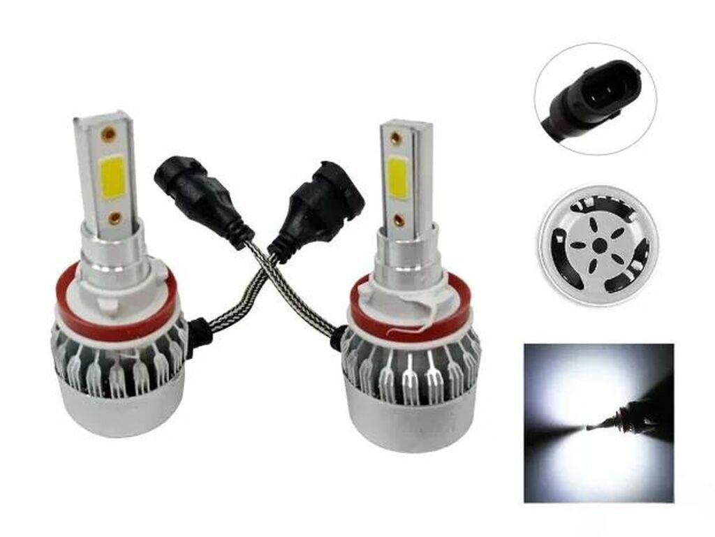 LED auto sijalice – set 2 kom - Tip: LED H7 (na osnovu dizajna