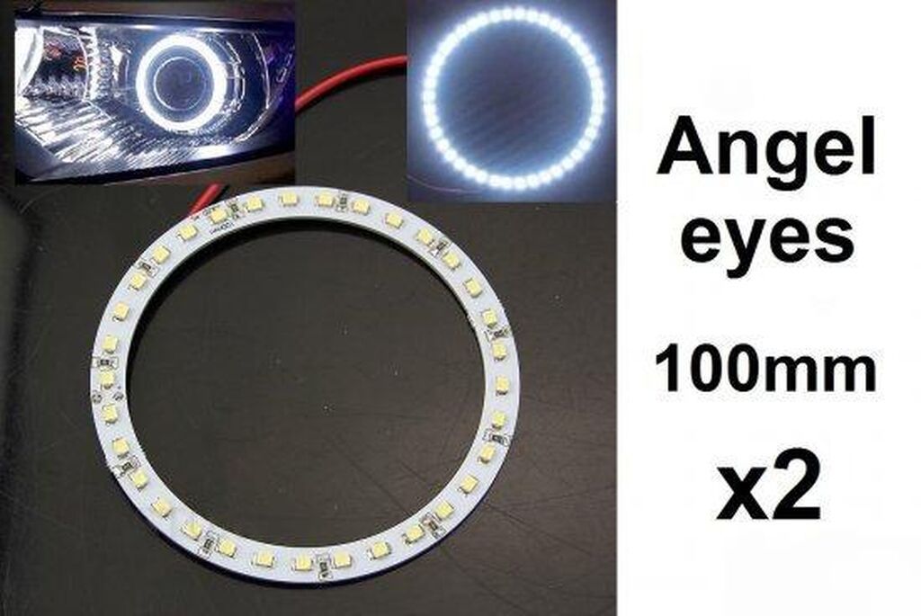 LED prstenovi “Angel Eyes” – set 2 komada - Prečnik: 100 mm - Tip