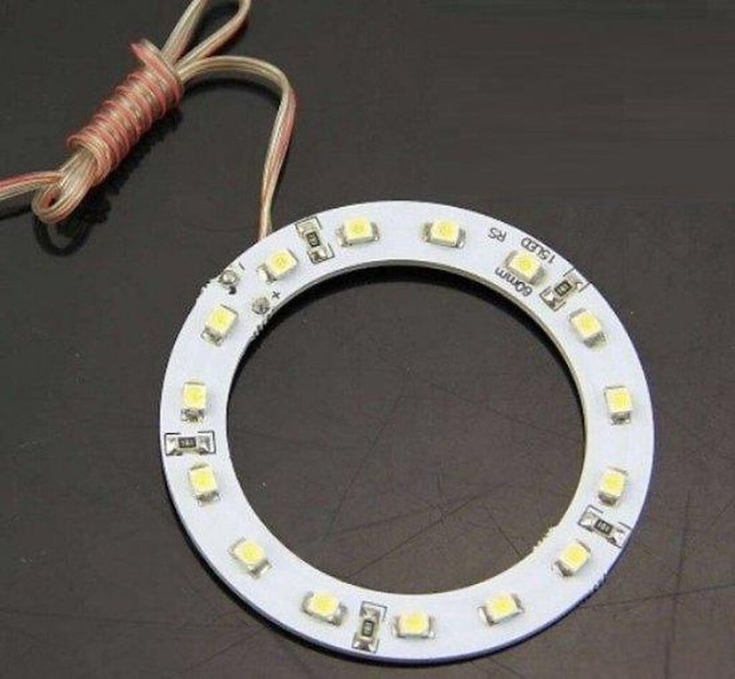 LED prsten “Angel Eyes” – 60 mm (pakovanje: 2 kom) - Dimenzija