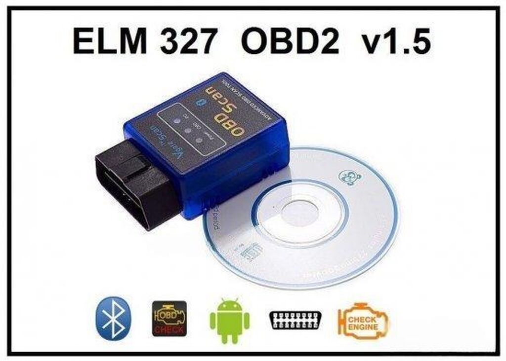 ELM327 OBD2 v1.5 Bluetooth dijagnostički adapter - Univerzalni