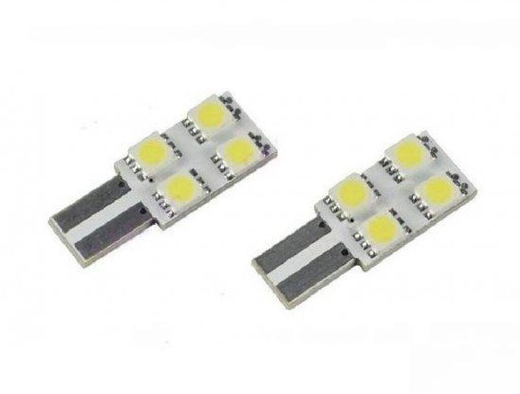 T10 CANBUS LED sijalice – 8 SMD, set 2 kom Opis: - Tip grla: T10