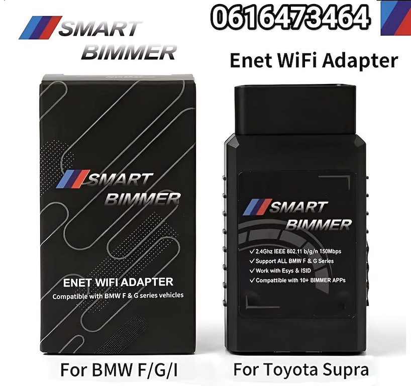 Novo - WiFi Enet OBD2 Smart Bummer za BMW DIZAJNIRANO ZA BMW F i G