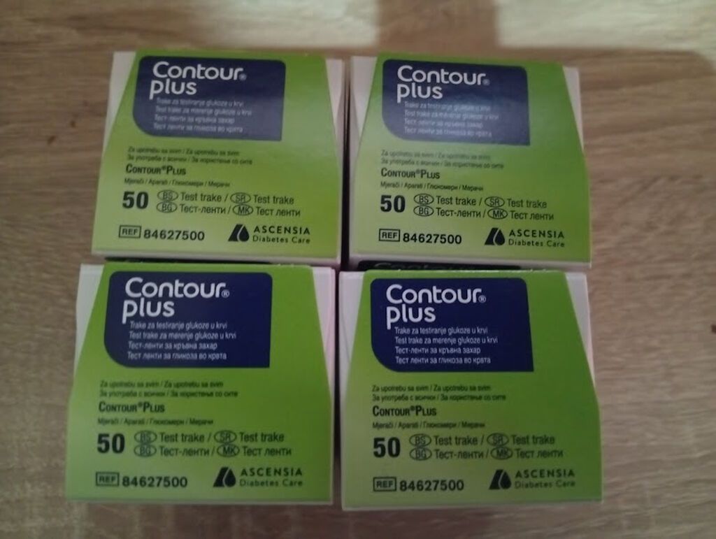 Contour plus test trake u pakovanju 50KOM vise kutija na stanju rok