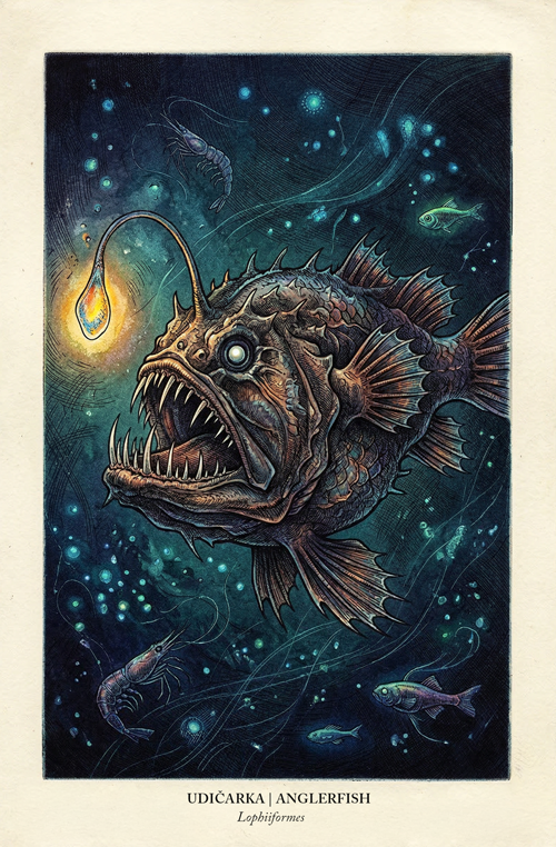Udičarka - Anglerfish (Lophiiformes)