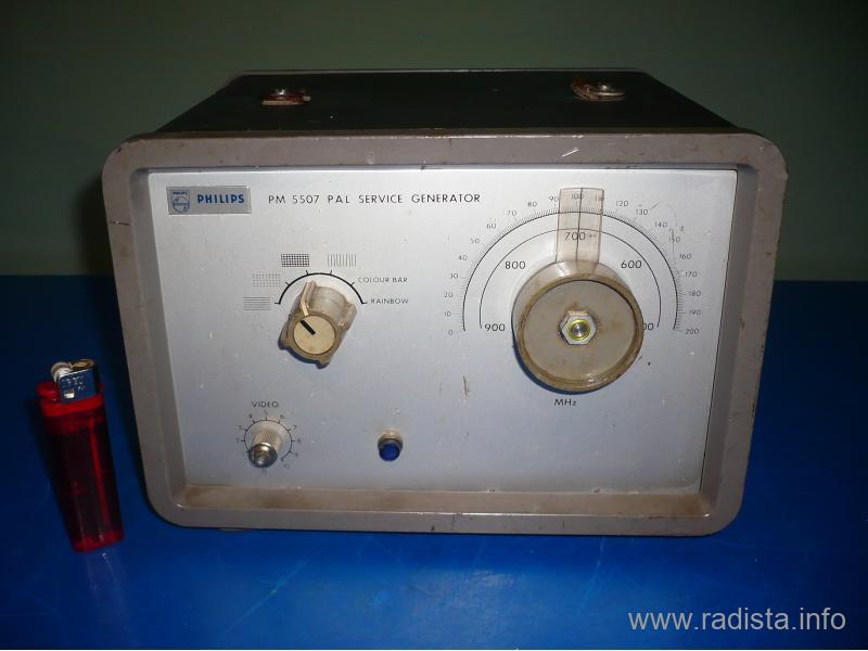 Pal service generator - Philips PM 5507- snizeno