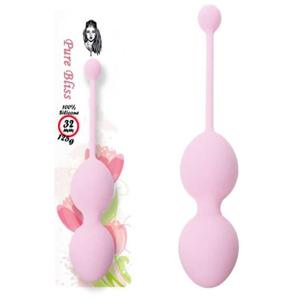 Silicone balls light pink 32 mm