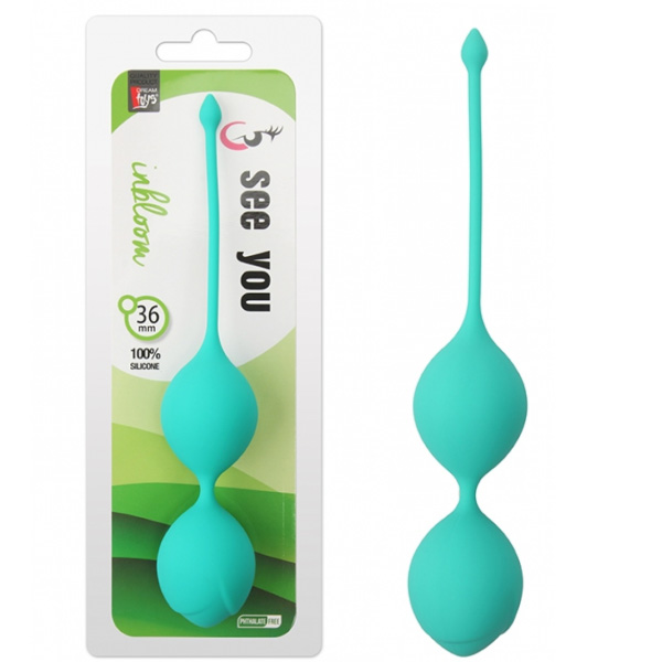 Silicone balls green 36 mm