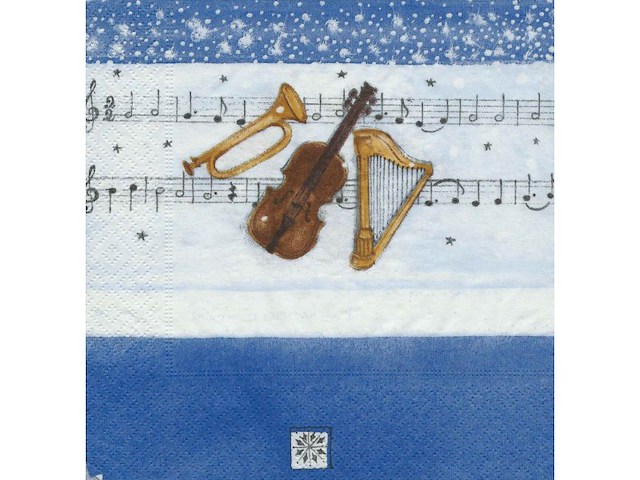 Salveta POV64K16_17 - 33x33cm Muzika Instrumenti Note