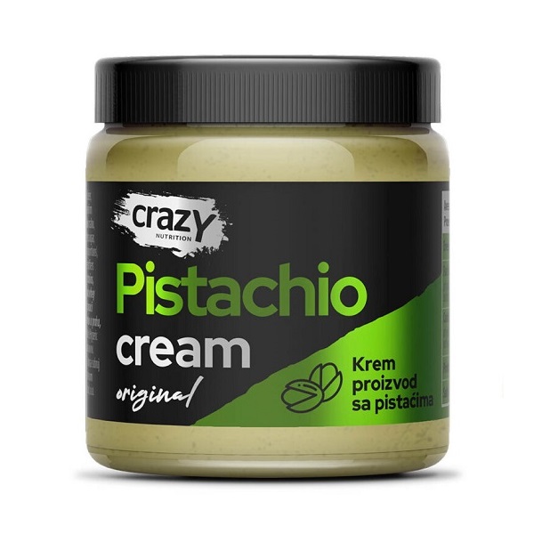 PISTACHIO CREAM 190G CRAZY NUTRITION