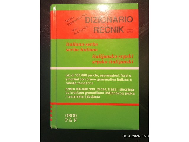 Italijansko - srpski i srpsko - italijanski recnik