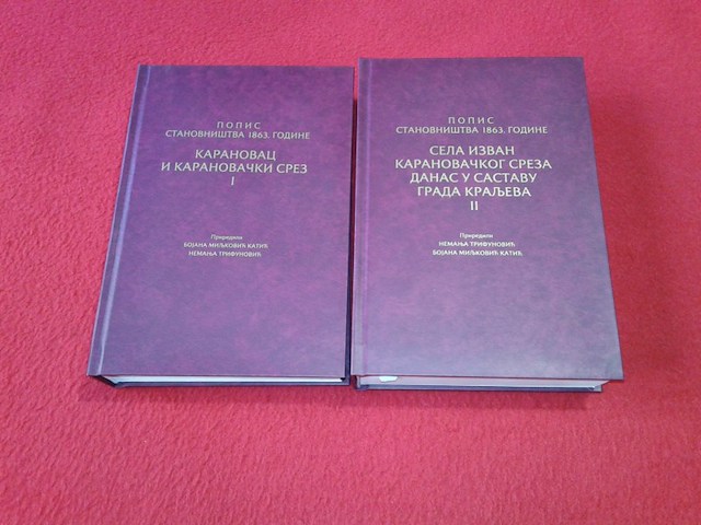 KARANOVAC: Popis stanovništva 1863. godine