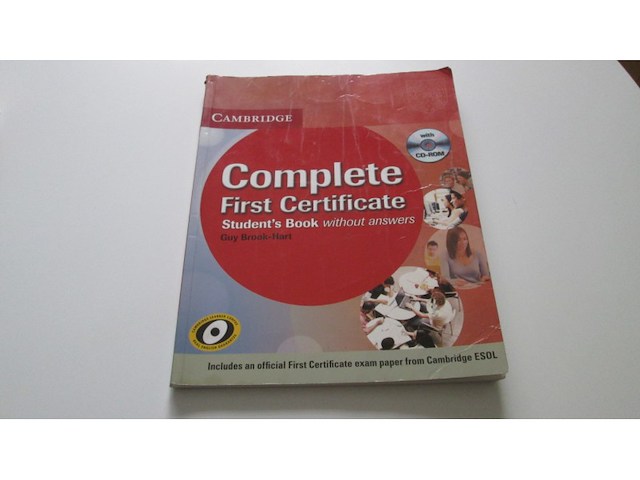 Complete first certificate stude`s book wiyhout answer