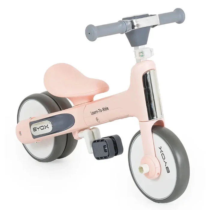 Byox Balance Bike Learn to Ride 2u1 Pink
