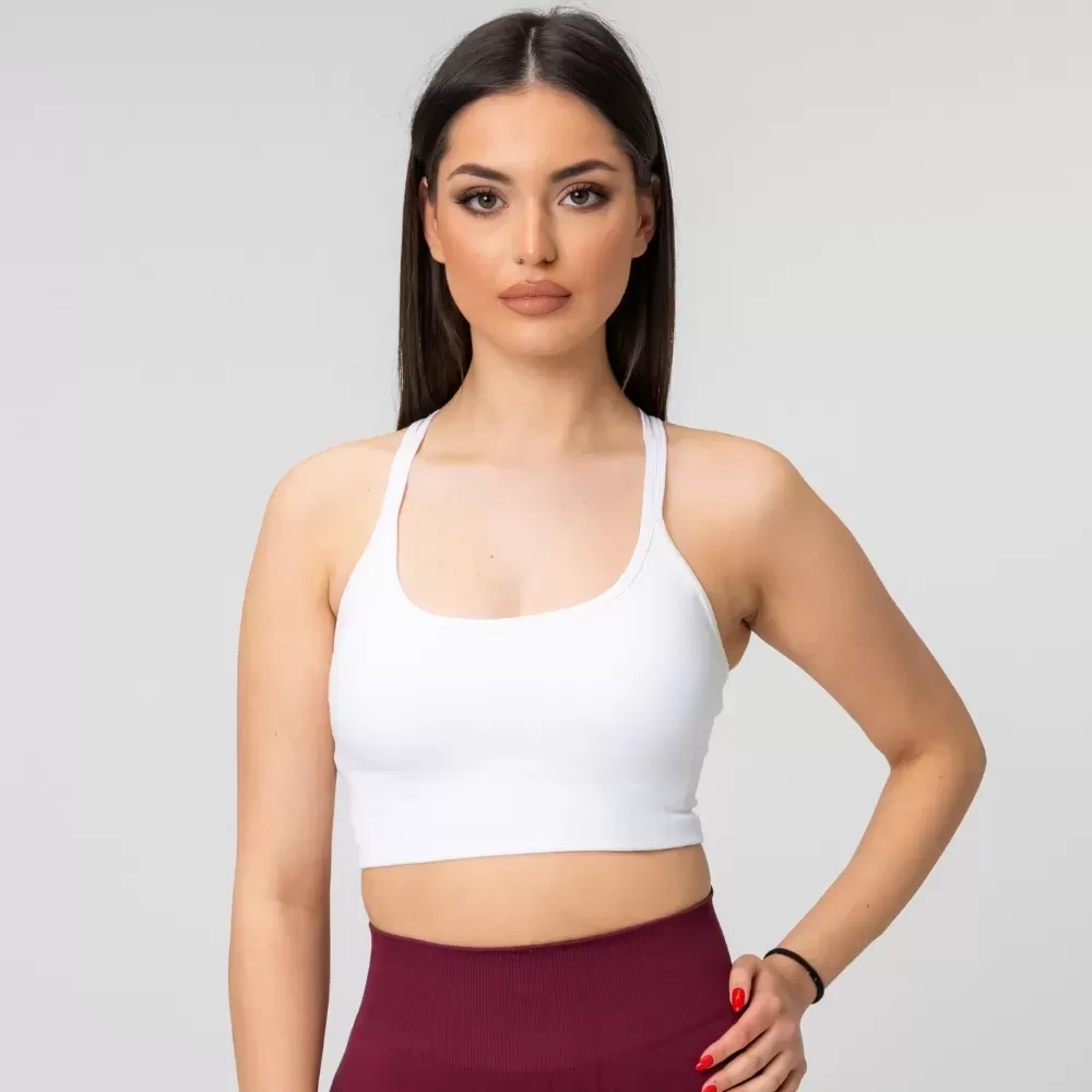 RING X-Back Top White
