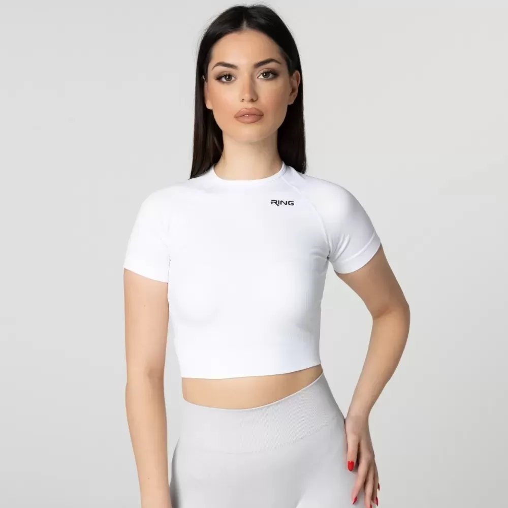 RING Active Crop Top White