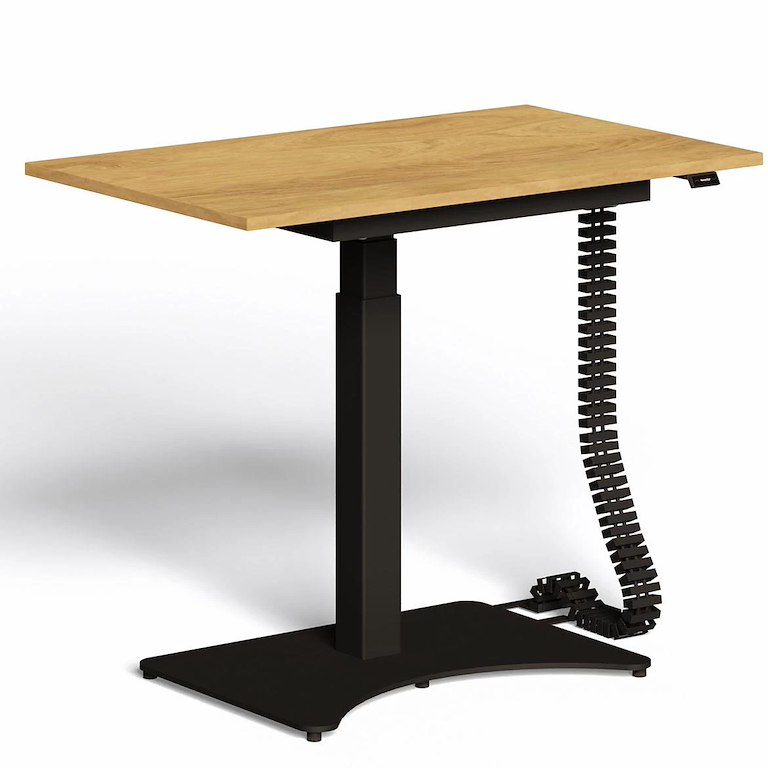 EMODEL 2.0 radni sto s elektricnim podešavanjem visine 90x55x62-100,8cm natur