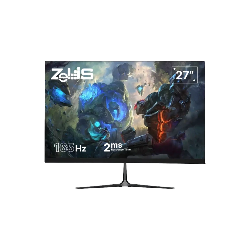 Monitor 27 Zeus ZUS270GMG Gaming 1920x1080/Full HD VA/165 Hz/2ms/HDMI/DP/DVI/Frameless