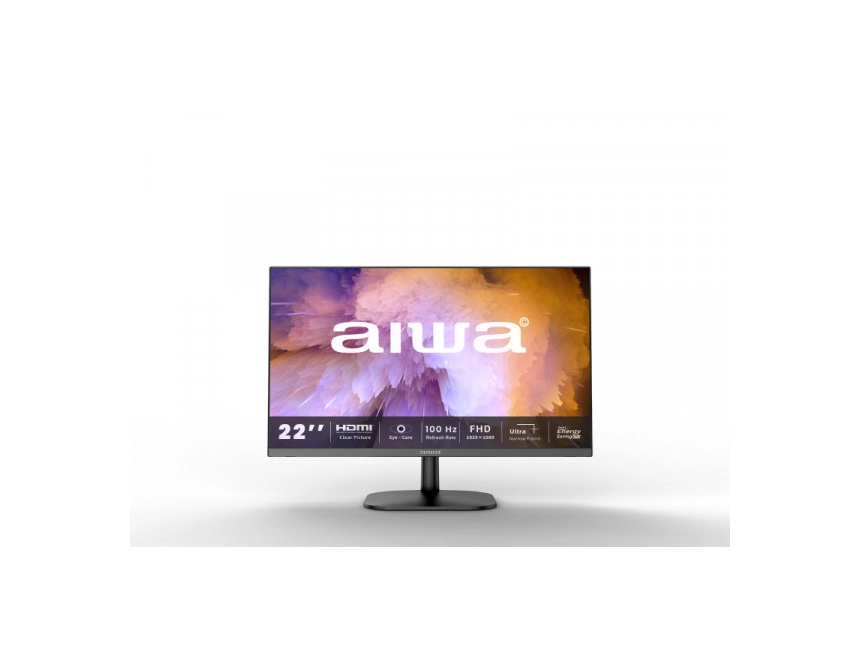 Monitor 22" Aiwa MF2219-B IPS 1920x1080/100Hz/5ms/HDMI/VGA/VESA