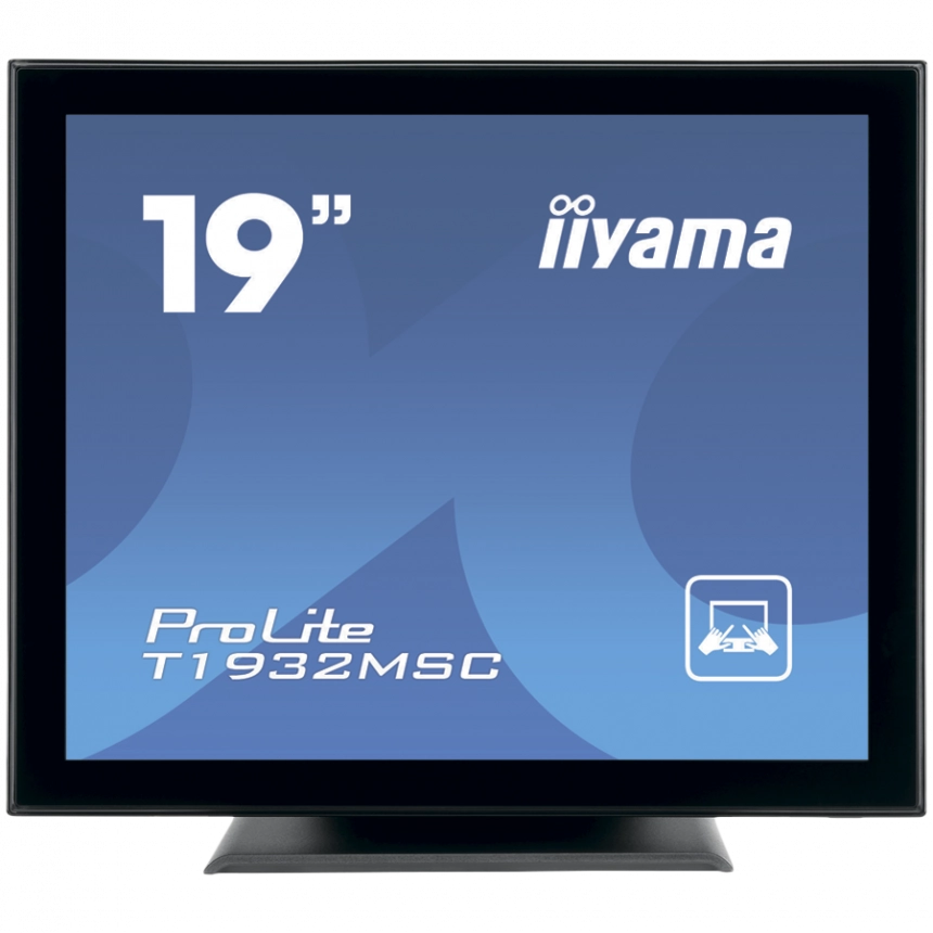 IIYAMA Monitor LED T1932MSC-B1S 19’’ 10pt IPS TOUCH 1280 x 1024 14ms 250 cd/m² projective capacitive IP54 VGA HDMI DP