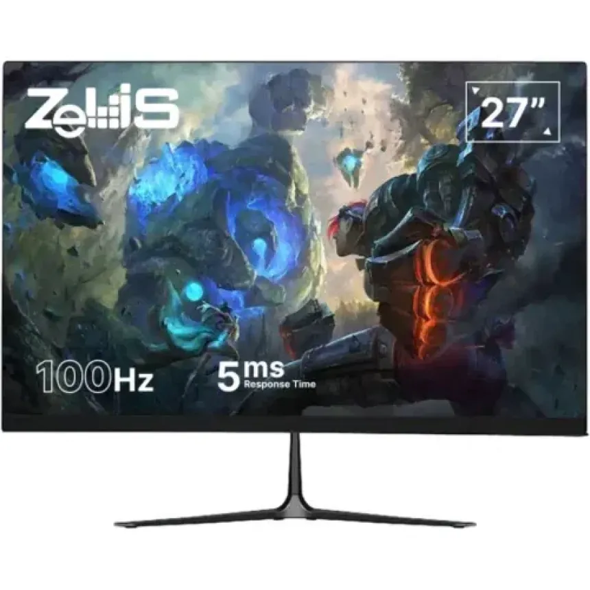 Monitor 27 Zeus ZUS2700IPS 1920x1080/Full HD/IPS/100Hz/HDMI/VGA/Frameless