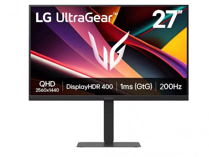 Monitor LG 27G610A-B 27"/IPS/2560x1440/200Hz/1ms GTG/HDMIx2,DP/AMD Freesync/VESA/crna