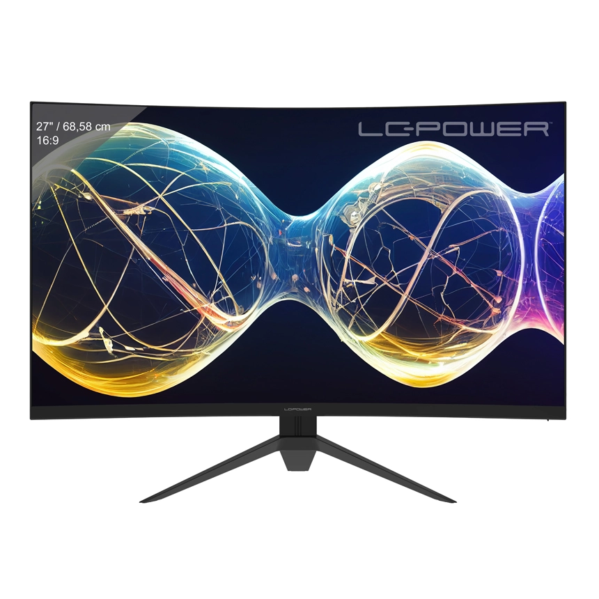 Monitor 27" LC Power LC-M27-FHD-165-C-V3 FullHD 165Hz Curved 2xDP/2xHDMI Audio out